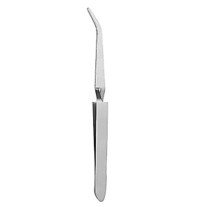 Handle Stainless Steel Nail Tweezers, Shaping Tweezer Clip Nail Art Tweezers, for Remover