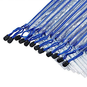 AUSTARK 10Pcs Zipper File Bags Plastic Mesh Zipper Pouch Waterproof Document Bags Board Games Storage Bags for Office School Home Travel, Back to School Supplies (A3 Size 16.9''x12'', White)