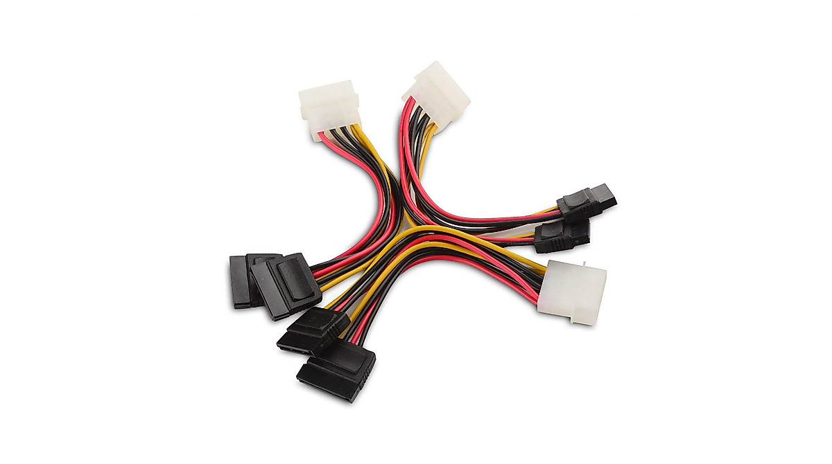 Cable Matters 3-Pack 4 Pin Molex to Dual SATA Power Adapter