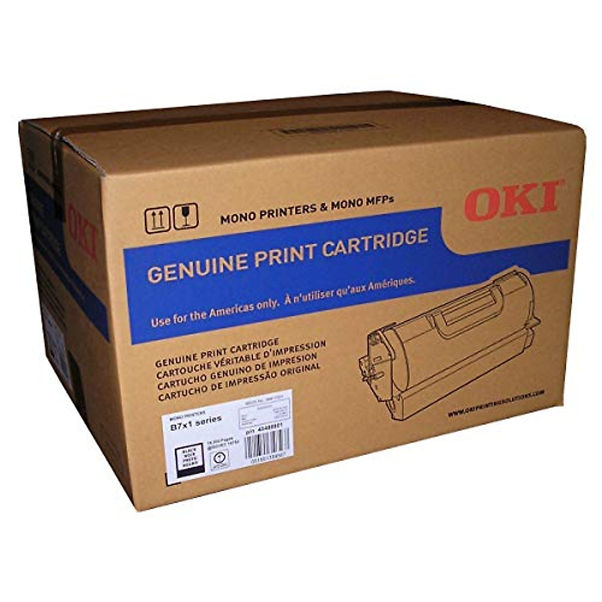 OKI 45488801 - OKI B721 B731 Toner Cartridge (18000 Yield)
