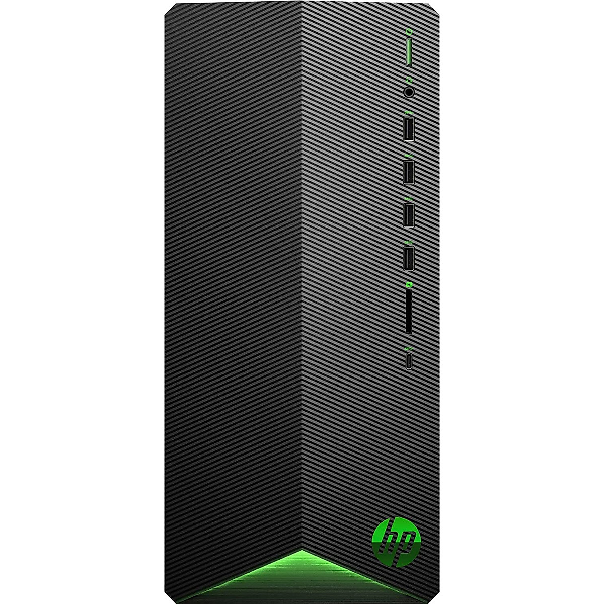 HP Pavilion Gaming Desktop Computer 10th Generation Intel Hexa-core i5-10400F Processor 16GB RAM 1TB SSD GeForce RTX 3060 12GB Graphic USB-C DiplayPort Bluetooth Black + HDMI Cable