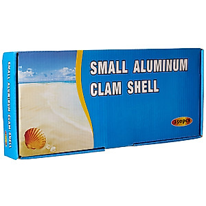 Set of 250 Disposable Clam Shells Aluminum Foil Food Shell Pans for Making Tasty Appetizers Like Clams Casino, Oysters, Crab Cakes, Dips, and More Premium Small Clam-Shell Baking Dishes,