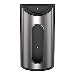 Plastic Bag Holder, Grocery Bag Holder, Wall Mount Grocery Bag Holder, Bag Organizer for Kitchen, Anti-Fingerprint Coating Stainless Steel Brushed