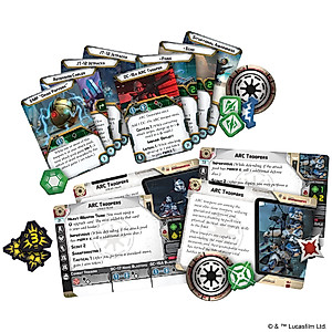 Atomic Mass Games Star Wars: Legion ARC Troopers Unit Expansion - Elite Clone Troopers with Jetpacks! Tabletop Miniatures Strategy Game for Kids & Adults, Ages 14+, 2 Players, 3 Hour Playtime, Made