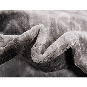 Unique Loom Sofia Collection Area Rug - Rainier (7' 1" x 10' Rectangle, Dark Gray/ Gray)