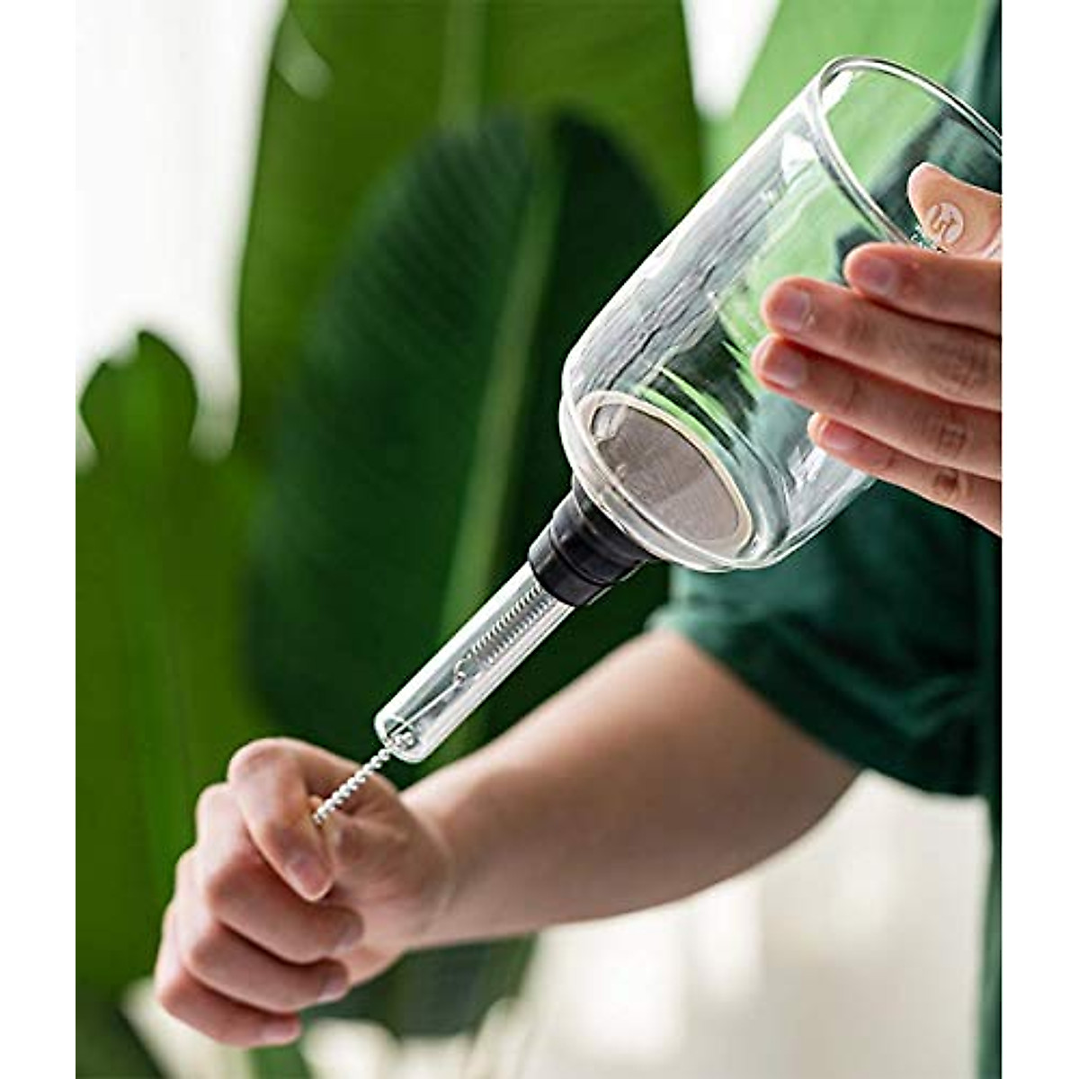 Permanent Siphon/Syhon Coffee Filter for Hario Yama Siphon Coffee Maker and Other Syphon Coffee Maker, Stainless Steel & White Silicon Rubber, Model: A1