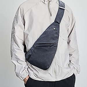 Ultra Thin Slim Sling Bag - Water Resistant Crossbody