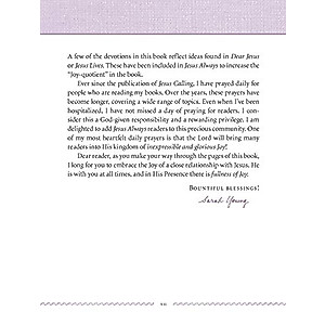 Jesus Always, Large Text Cloth Botanical Cover, with Full Scriptures: Embracing Joy in His Presence (A 365-Day Devotional)