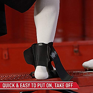 McDavid Stealth Lace-Free Ankle Brace, Lightweight Support and Stability with Flex-Support Stays for Cleats, Men and Women