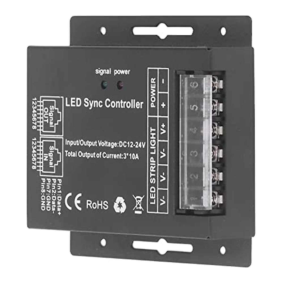 LED Touch Remote Controller Aluminium Alloy ireless Touch Remote LED Dimmer Controller for LED Strip Light DC12‑24V