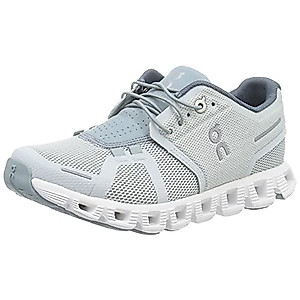 ON Women's Cloud 5 Sneakers, Surf/Cobble, Blue, 9.5 Medium US