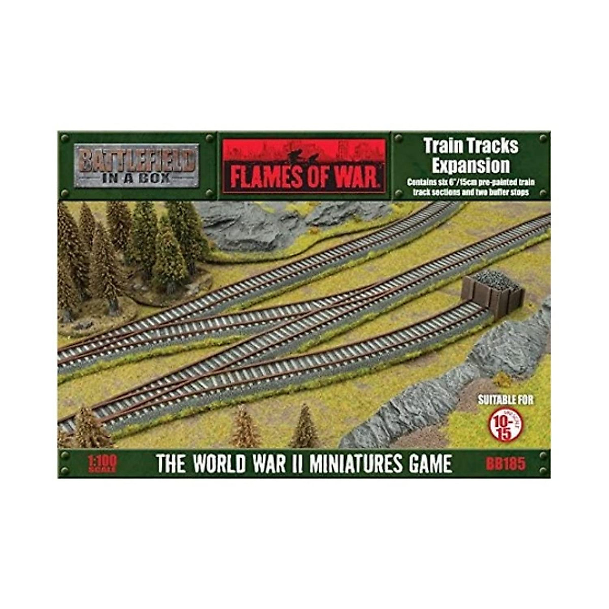 Battlefield in a Box - Train Tracks Expansion - Wargaming - Flames of War