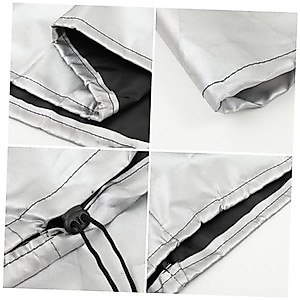 Happyyami Snow Plow Cover Wear-Resist Blower Cover Lawn Mower Cover Electric Snow Thrower Cover Snow Shovel Cover Riding Mower Cover Fabric Snow Blower Cover Gazebo Shade Oxford Cloth