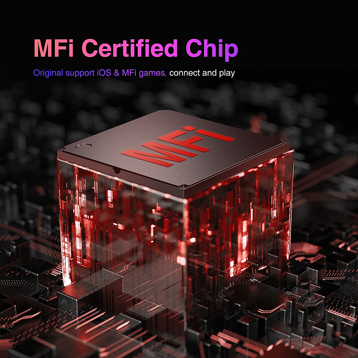 BEITONG i1 MFi Game Controller For iPad iPhone IOS Gaming Controller 1000 mAh Battery Bluetooth Wireless Gamepad For Apple TV Arcade iPod Mobile Cloud Gaming (White New)