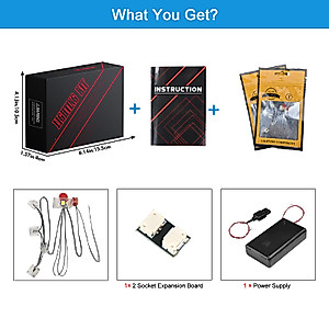 VONADO LED Light Kit Compatible with Lego Fast and Furious Cars 76917, DIY Lighting Compatible with Nissan Skyline GT-R (R34) Lego 76917 (NO Model,ONLY Light)