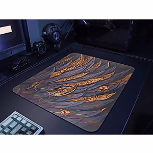 Esports Tiger Esptiger WuXiang X Gaming Mouse Pad - Large (480 x 400 x 3mm) - Non-Slip Rubber Base, Rainbow-Pearl Film