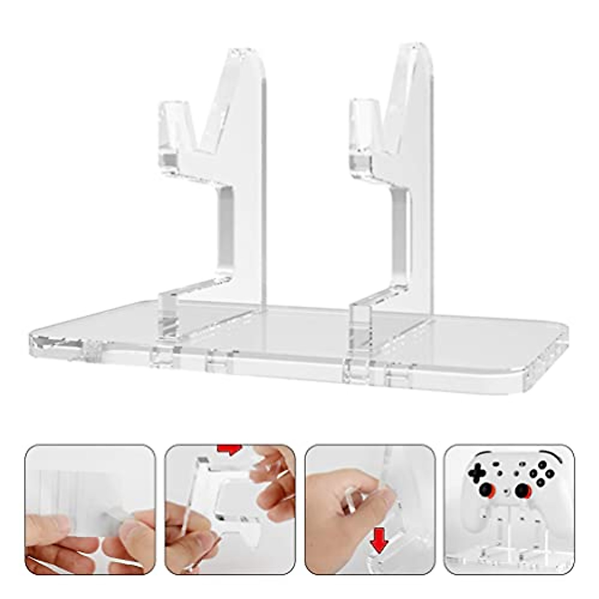 MILISTEN Acrylic Gamepad Game Controller Stand for Desktop Screen