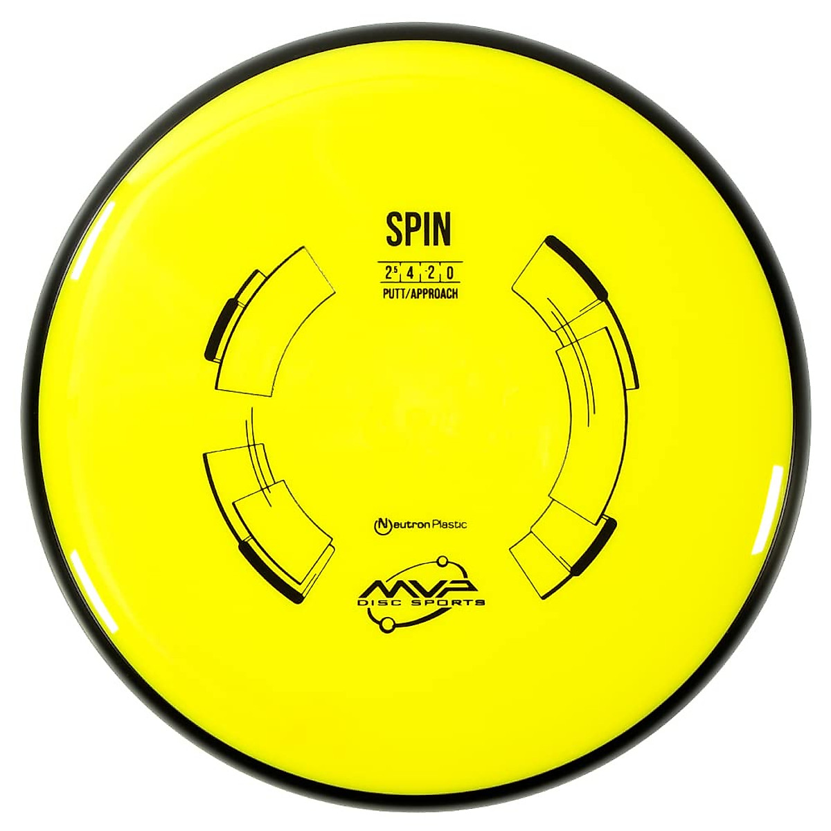 MVP Disc Sports Neutron Spin Disc Golf Putter (165-170g / Colors May Vary)