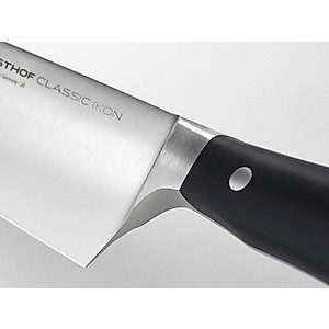 Wusthof Seven Acacia 7-Piece German Knife Classic IKON Block Set, Black