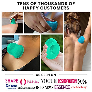 Silicone Cupping Therapy Set Beginner Massage Cupping Cups for Cupping Therapy Cup Kit for Massage, Myofascial Release, Cellulite Reduction