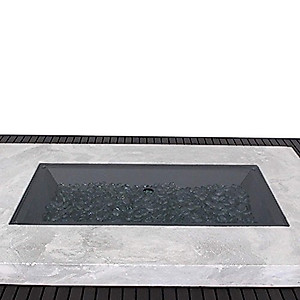 Outdoor Great Room 1224-GREY-GLASS-COVER Grey Glass Cover for a CF-1224 Burner