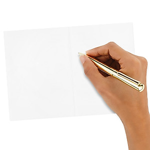 Hallmark Bulk Thank You Cards, 100 Blank Notes with Envelopes for Weddings, Graduation, Small Business (Gold and Gray)