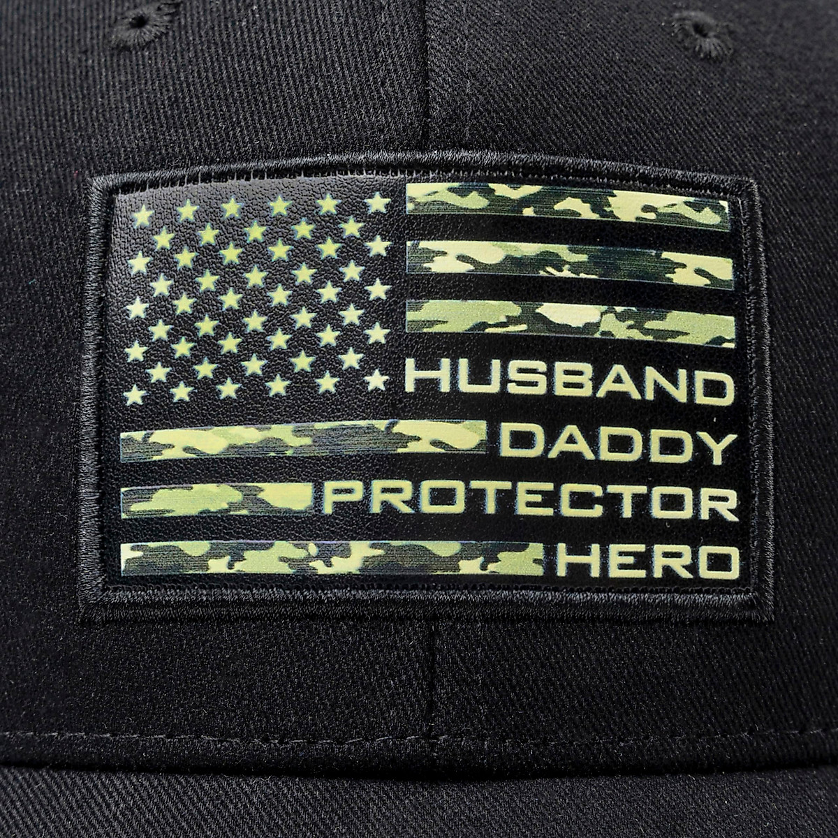 68LDROOTER Husband American Camo Flag Hat, Husband Hat Fathers Day Birthday Gifts for Husband from Wife, Anniversary Birthday Gifts for Husband, Husband Gifts