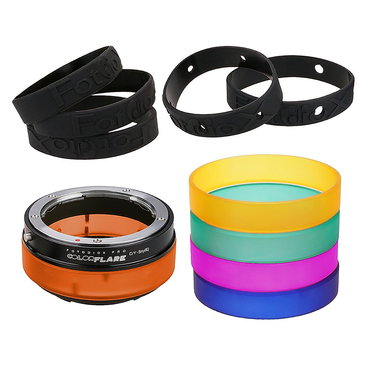 ArtFX ColorFlare Adapter for Contax/Yashica (CY) SLR Lens to Sony Alpha E-Mount Mirrorless ...