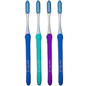 Colgate Slim Soft Ultra Compact Toothbrush, Extra Soft (Colors Vary) - Pack of 3