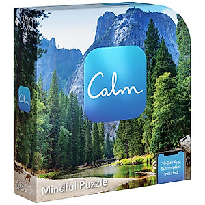 Spin Master 300-Piece Calm Jigsaw Puzzle for Relaxation, Stress Relief