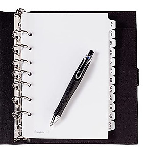 Avery A-Z Dividers, 12-Tab Sets, 8-1/2" x 5-1/2", 4 Binder Divider Sets (43131)