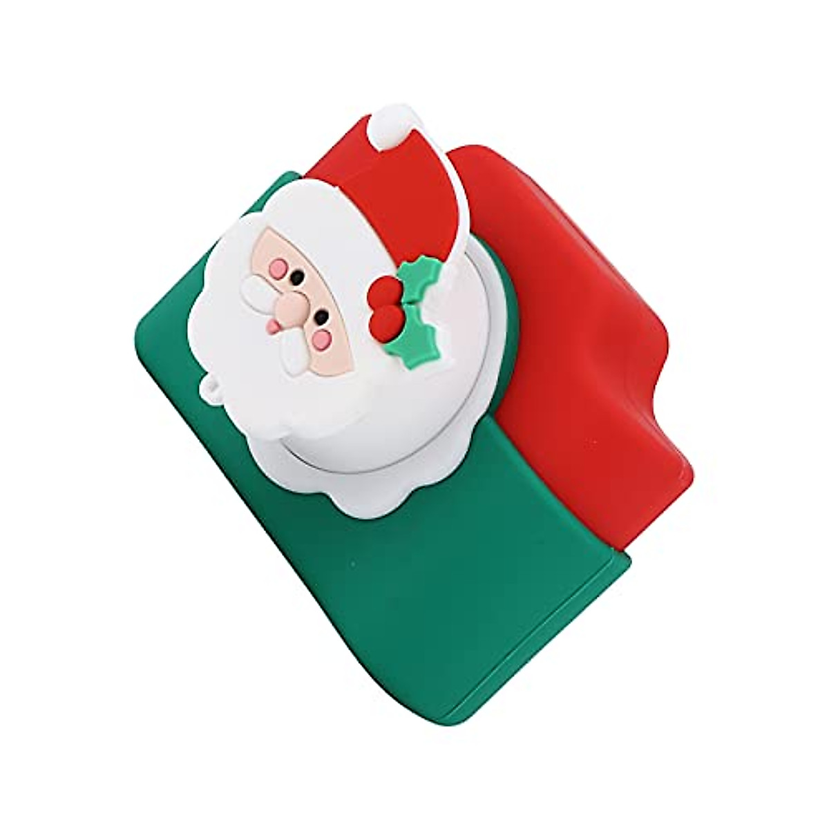 VADUMA Christmas Style Big Screen Camera Kids Face Recognition Camera Rechargeable Digital Camera with USB Cable Lanyard Zero Ink Toddler Print Camera