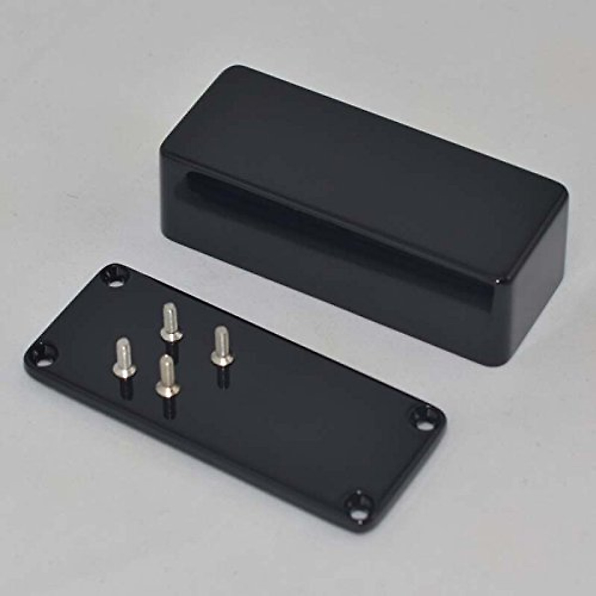 2PCS 1590A Series Aluminum Stomp Box for Guitar Effects Pedal Black