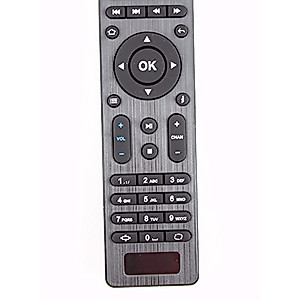 Infomir MAG 254/255 Remote Control for Streaming Media Player Multipurpose Replacement Part Linux System OTT IPTV Set Top Box, Black