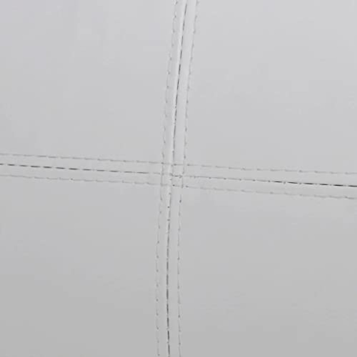 vidaXL Sofa, 3 Seater Sofa Couch with Cushions, Upholstered Sectional Sofa for Living Room Bedroom, Modern Style, Artificial Leather White