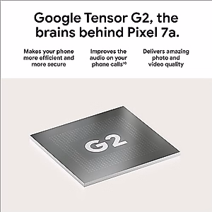 Google Pixel 7a - Unlocked Android Cell Phone - Smartphone with Wide Angle Lens and 24-Hour Battery - 128 GB – Charcoal