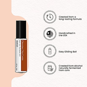 DEMETER Chocolate Chip Cookie Roll On Perfume Oil, 0.33 Oz, Long-Lasting