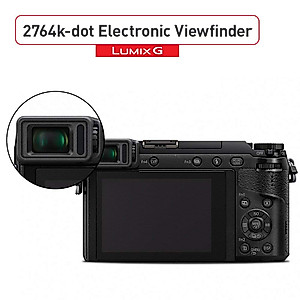 PANASONIC LUMIX GX85 Camera with 12-32mm and 45-150mm Lens Bundle, 4K, 5 Axis Body Stabilization, 3 Inch Tilt and Touch Display, DMC-GX85WK (Black USA) (Renewed)