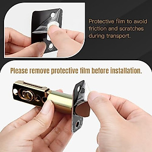 Gaurqiah Oil Rubbed Bronze Privacy Door Handle, Heavy Duty Door Lever,Reversible Square Door Lever for Bathroom,1 Pack（2.2lbs）