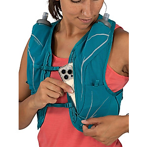 Osprey Dyna LT Women's Running Hydration Vest with Hydraulics Soft Flasks, Verdigris Green, Small