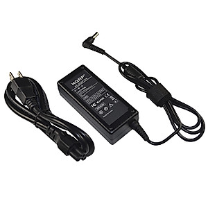 HQRP 19V AC Adapter Compatible with Samsung HW-K360 HW-KM36 HW-KM36C PS-WK360 Soundbar Speaker System Power Supply Cord Adaptor + Euro Plug Adapter