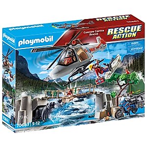 Playmobil Canyon Copter Rescue