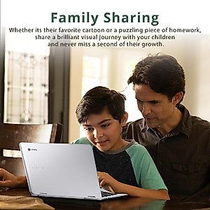 SAMSUNG Plus V2 2 in 1 12.2" FHD Touchscreen Chromebook Laptop Student, Intel Celeron 3965Y, 4GB RAM, 64GB eMMC, Wi-Fi, Bluetooth, Zoom Meeting, Stylus Pen, Wireless Mouse, Chrome OS, GM Accessory