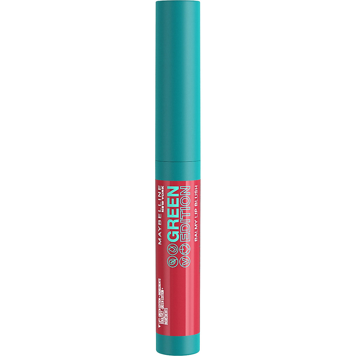 Maybelline Green Edition Balmy Lip Blush, Formulated With Mango Oil, Dusk, Cherry Pink, 1 Count