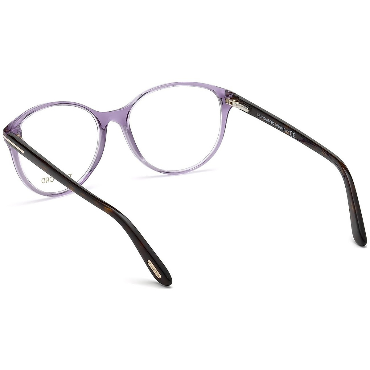 Tom Ford - FT 5403, Round, ACETATE/SILVER, women, LILAC (078 A), 54/15/140