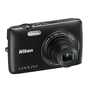 Nikon COOLPIX S4300 16 MP Digital Camera with 6x Zoom NIKKOR Glass Lens and 3-inch Touchscreen LCD (Black)