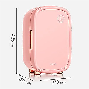 YAARN Small Fridge for Bedroom Professional Beauty Refrigerator Skin Care Cosmetics Small Refrigerator Intelligent Preservation 12L Fridge