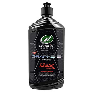 Turtle Wax 53479 Hybrid Solutions Pro to The Max Wax, Graphene Liquid Wax, 14 oz.