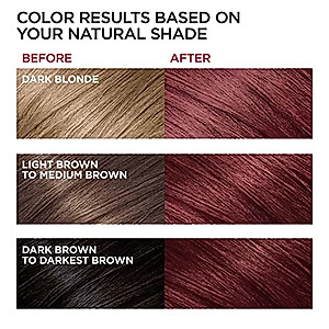 L'Oreal Paris Superior Preference Fade-Defying + Shine Permanent Hair Color, RR-04 Intense Dark Red, Pack of 1, Hair Dye