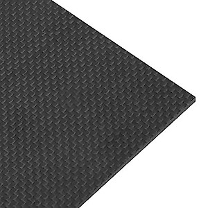 Carbon Fiber Board, High Hardness Carbon Fiber Sheet for Helicopter(Bright 200 * 300 * 2mm)